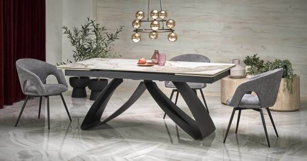 Разтегателна трапезна маса Hilario - Топ Цени | Мебели Онлайн Orhideamebel.com